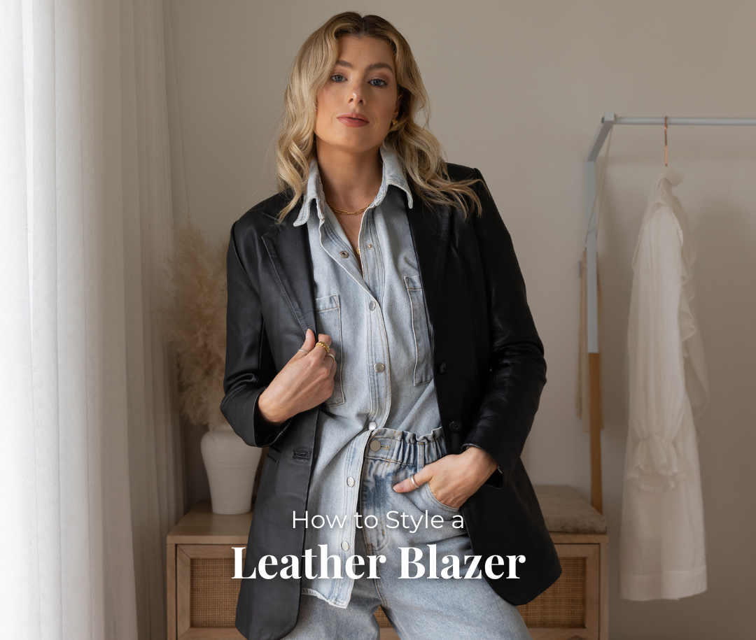 5 Tips For How to Style a Leather Blazer Like Hailey Bieber | Apostl