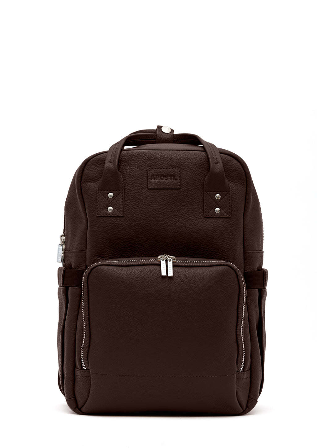 Vienna Bag - LUXE Pebble Leather - Chocolate | Apostl